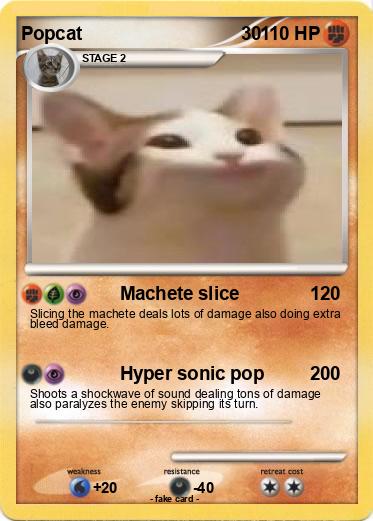 Pokémon Popcat 30 1 1 - Machete slice - My Pokemon Card