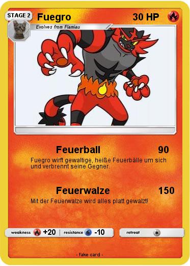 Pokémon Fuegro 2 2 - Feuerball - My Pokemon Card