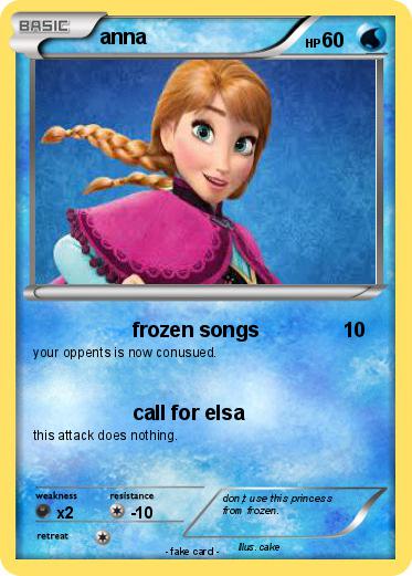 Pokémon anna 296 296 - frozen songs - My Pokemon Card