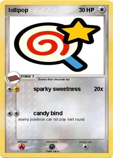 Pokémon lollipop 5 5 - sparky sweetness - My Pokemon Card