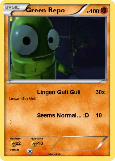 Pokémon Green Repo 1 1 - Lingan Guli Guli - My Pokemon Card