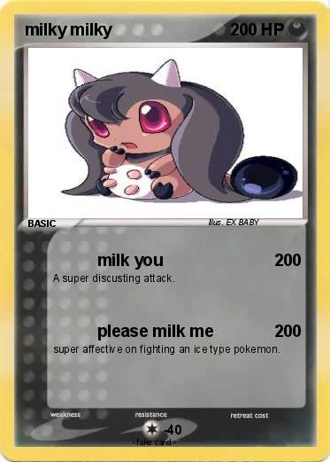 Pokémon milky milky - milk you - My Pokemon Card