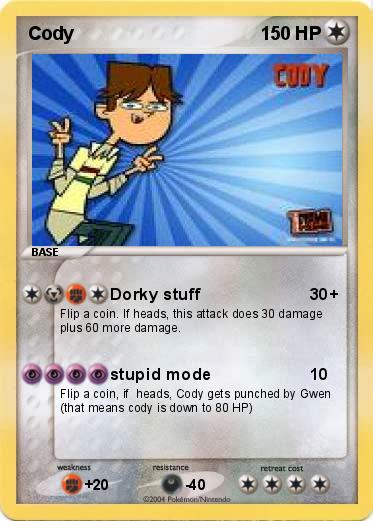 Pokémon Cody - Dorky stuff - My Pokemon Card