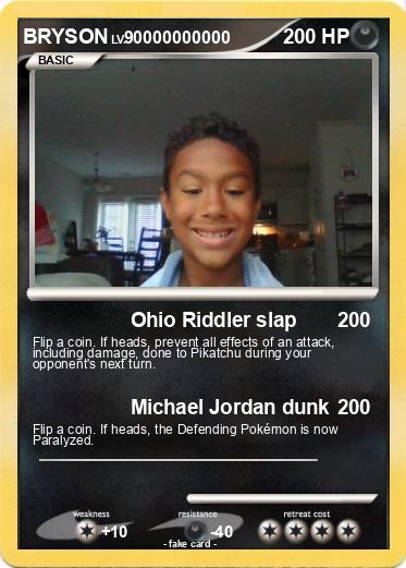 Pokémon BRYSON 64 64 - Ohio Riddler slap - My Pokemon Card