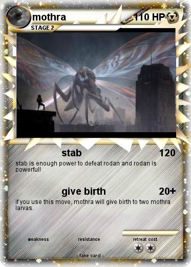 Pokémon mothra 262 262 - stab - My Pokemon Card
