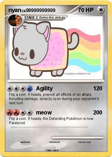 Pokémon nyan 3813 3813 - Agility - My Pokemon Card