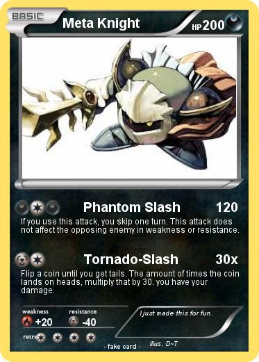 Pokémon Meta Knight 920 920 - Phantom Slash - My Pokemon Card