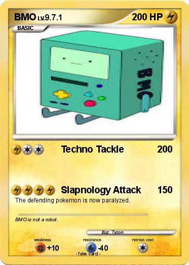 Pokémon BMO 111 111 - Techno Tackle - My Pokemon Card