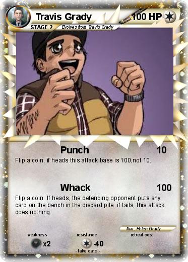 Pokémon Travis Grady 1 1 - Punch - My Pokemon Card
