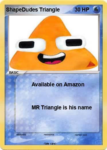 Pokémon ShapeDudes Triangle - Available on Amazon - My Pokemon Card