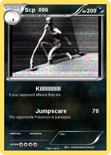 Pokémon Scp 096 25 25 - Killlllllllllll - My Pokemon Card