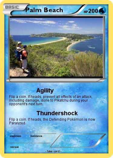Pokémon Palm Beach - Agility - My Pokemon Card