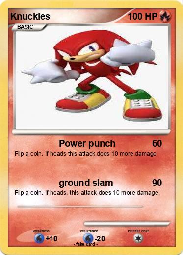 Pokémon Knuckles 983 983 - Power punch - My Pokemon Card