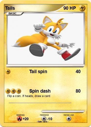 Pokémon Tails 1472 1472 - Tail spin - My Pokemon Card