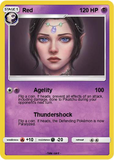 Pokémon Red 5729 5729 - Agelity - My Pokemon Card