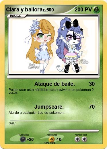 Pokémon Clara y ballora - Ataque de baile. - Mi carta pokémon