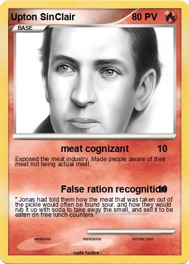 Pokémon Upton SinClair 60 60 - meat cognizant - Ma carte Pokémon