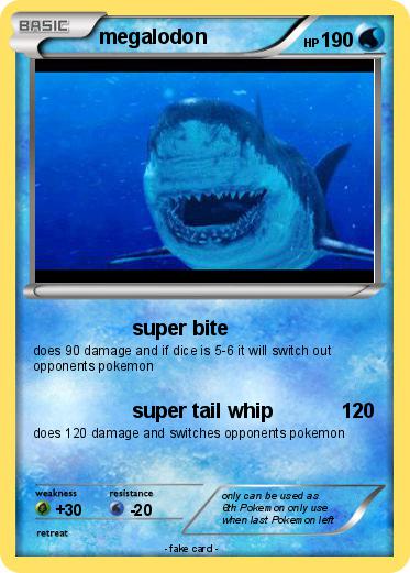 Pokémon megalodon 233 233 - super bite - My Pokemon Card