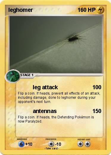 Pokémon leghomer - leg attack - My Pokemon Card