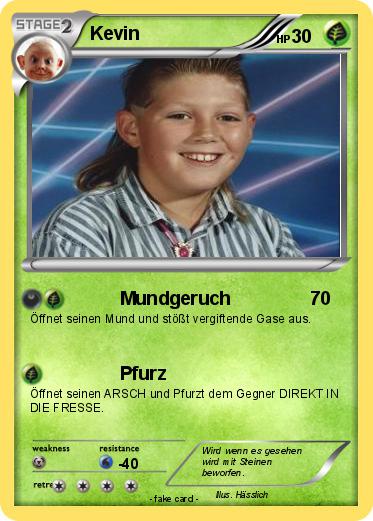 Pokémon Kevin 1291 1291 - Mundgeruch - My Pokemon Card