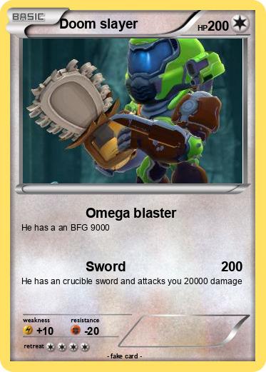 Pokémon Doom slayer 44 44 - Omega blaster - My Pokemon Card