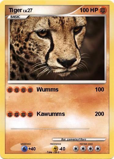 Pokémon Tiger 911 911 - Wumms - My Pokemon Card
