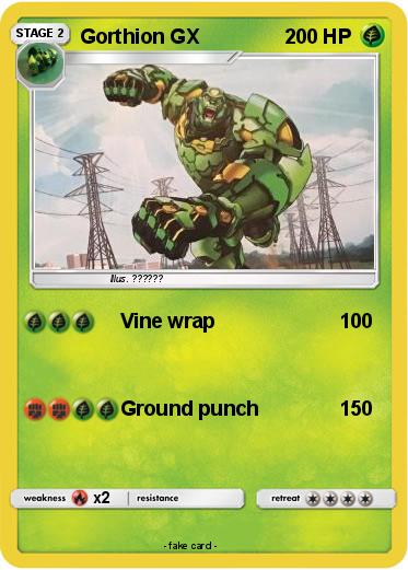 Pokémon Gorthion GX - Vine wrap - My Pokemon Card