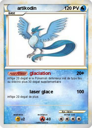Pokémon artikodin 498 498 - glaciation - Ma carte Pokémon