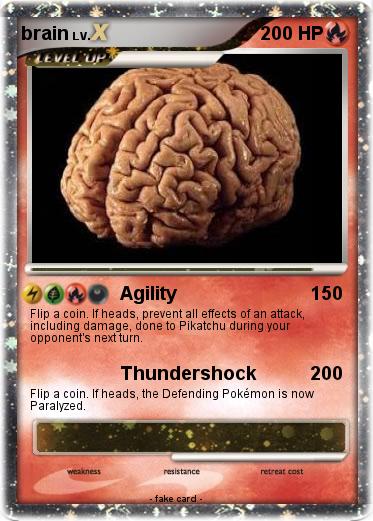 Pokémon brain 180 180 - Agility - My Pokemon Card