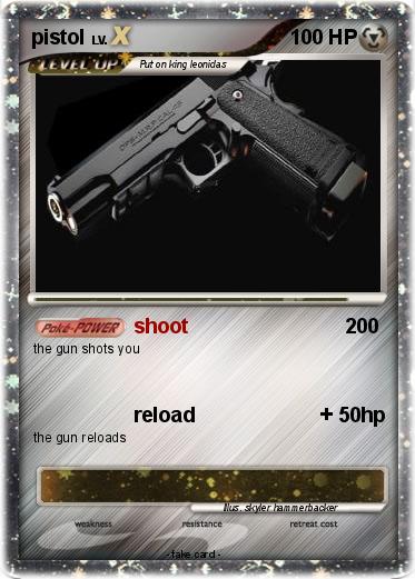 Pokémon pistol 58 58 - shoot - My Pokemon Card