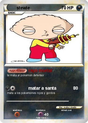 Pokémon stewie 454 454 - rayo mortal - My Pokemon Card