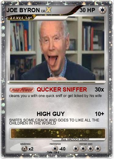 Pokémon JOE BYRON 6 6 - QUCKER SNIFFER - My Pokemon Card