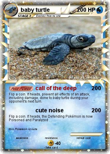 Pokémon baby turtle 16 16 - call of the deep - My Pokemon Card