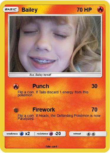 Pokémon Bailey 238 238 - Punch - My Pokemon Card