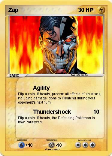 Pokémon Zap 357 357 - Agility - My Pokemon Card