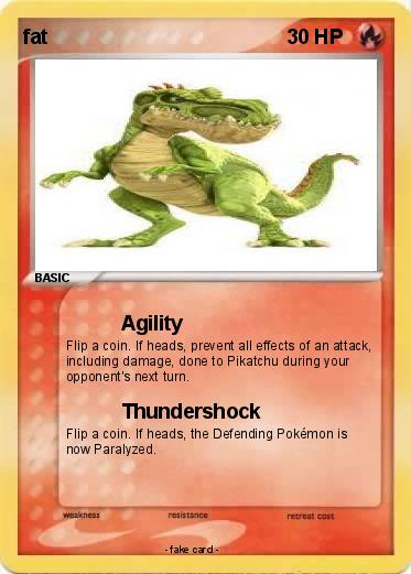 Pokémon fat 5246 5246 - Agility - My Pokemon Card