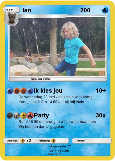 Pokémon Ian 1082 1082 - Ik kies jou - My Pokemon Card