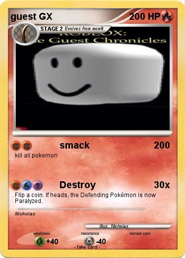 Pokémon guest GX 1 1 - smack - My Pokemon Card