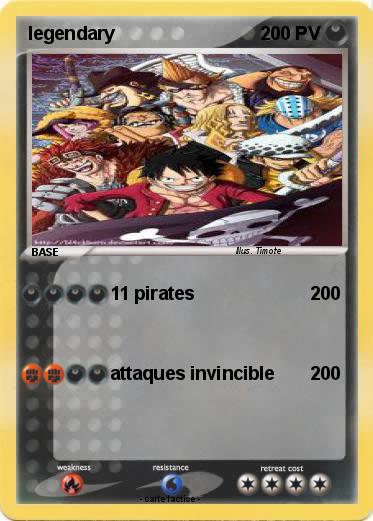 Pokémon legendary 974 974 - 11 pirates - Ma carte Pokémon