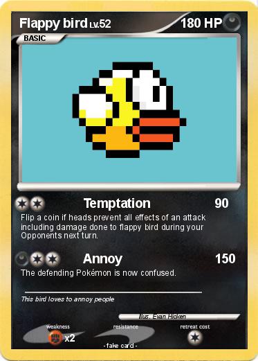 Pokémon Flappy bird 154 154 - Temptation - My Pokemon Card