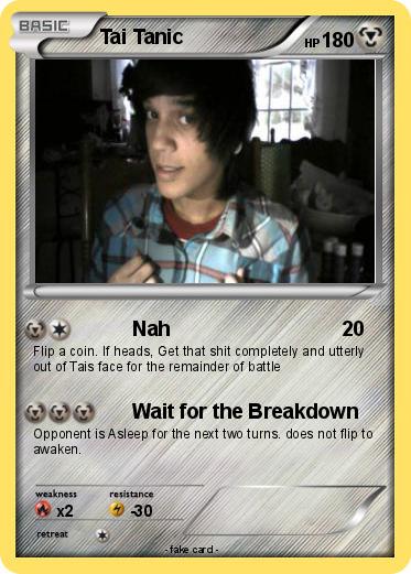Pokémon Tai Tanic - Nah - My Pokemon Card