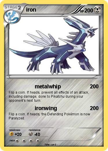 Pokémon iron 1958 1958 - metalwhip - My Pokemon Card