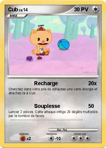 Pokémon Cub 2 2 - Recharge - Ma carte Pokémon