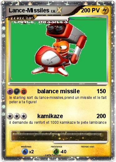 Pokémon Lance Missiles 1 1 - balance missile - Ma carte Pokémon