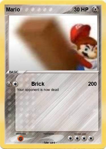 Pokémon Mario 16639 16639 - Brick - My Pokemon Card