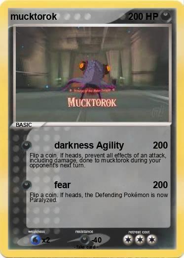 Pokémon mucktorok 1 1 - darkness Agility - My Pokemon Card