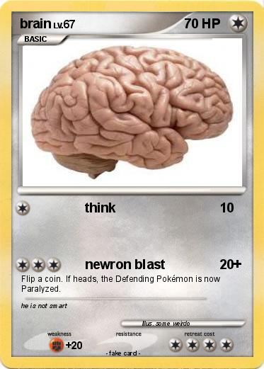 Pokémon brain 88 88 - think - My Pokemon Card