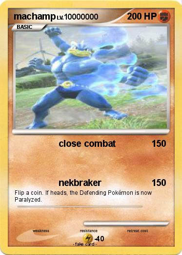 Pokémon machamp 388 388 - close combat - My Pokemon Card