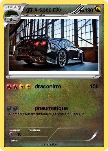 Pokémon gtr v spec r35 - draconitro - Ma carte Pokémon