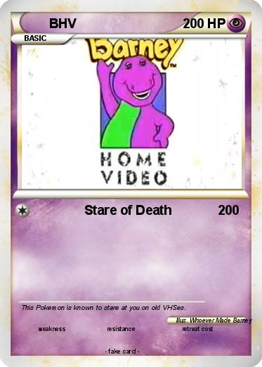 Pokémon BHV - Stare of Death - My Pokemon Card